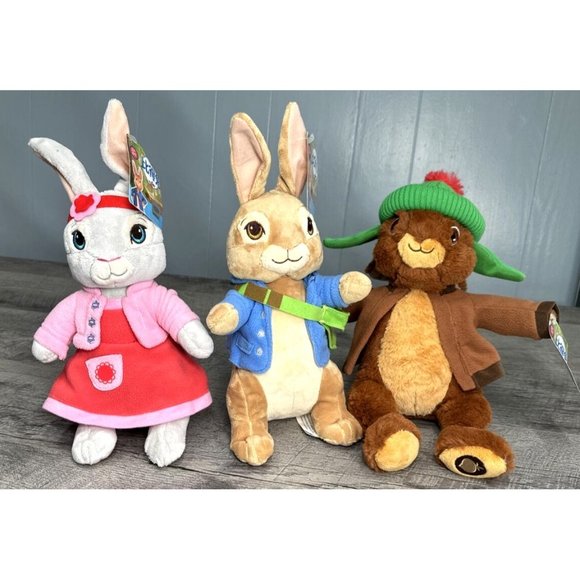 Frederick Warne & Co | Toys | Peter Rabbit Benjamin Flopsy Plush Lot Of ...